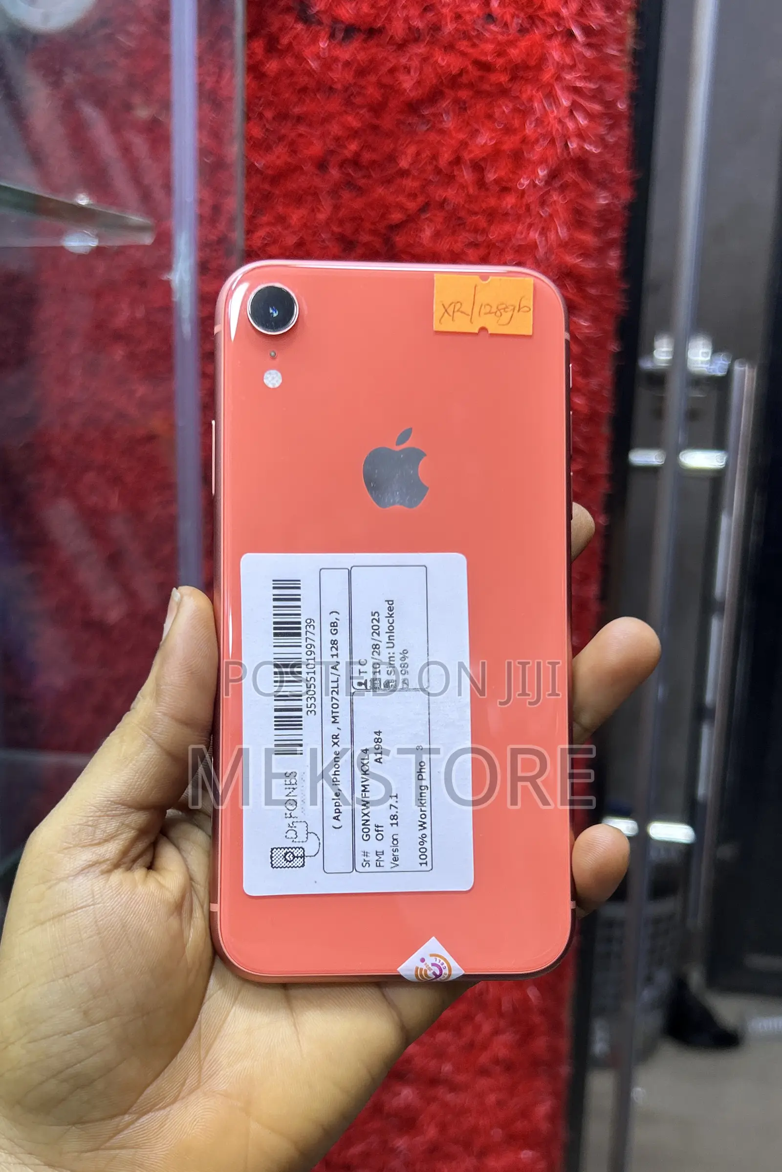 Apple iPhone XR 128 GB Pink in Ikeja - Mobile Phones, Mekstore Nnaemeka ...