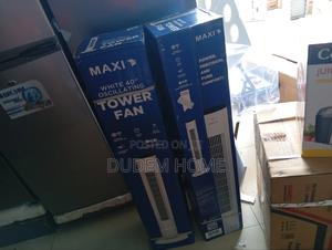 Maxi White 40 Oscillating Tower Fan 60 Angle 3 Speed Settings in Port ...