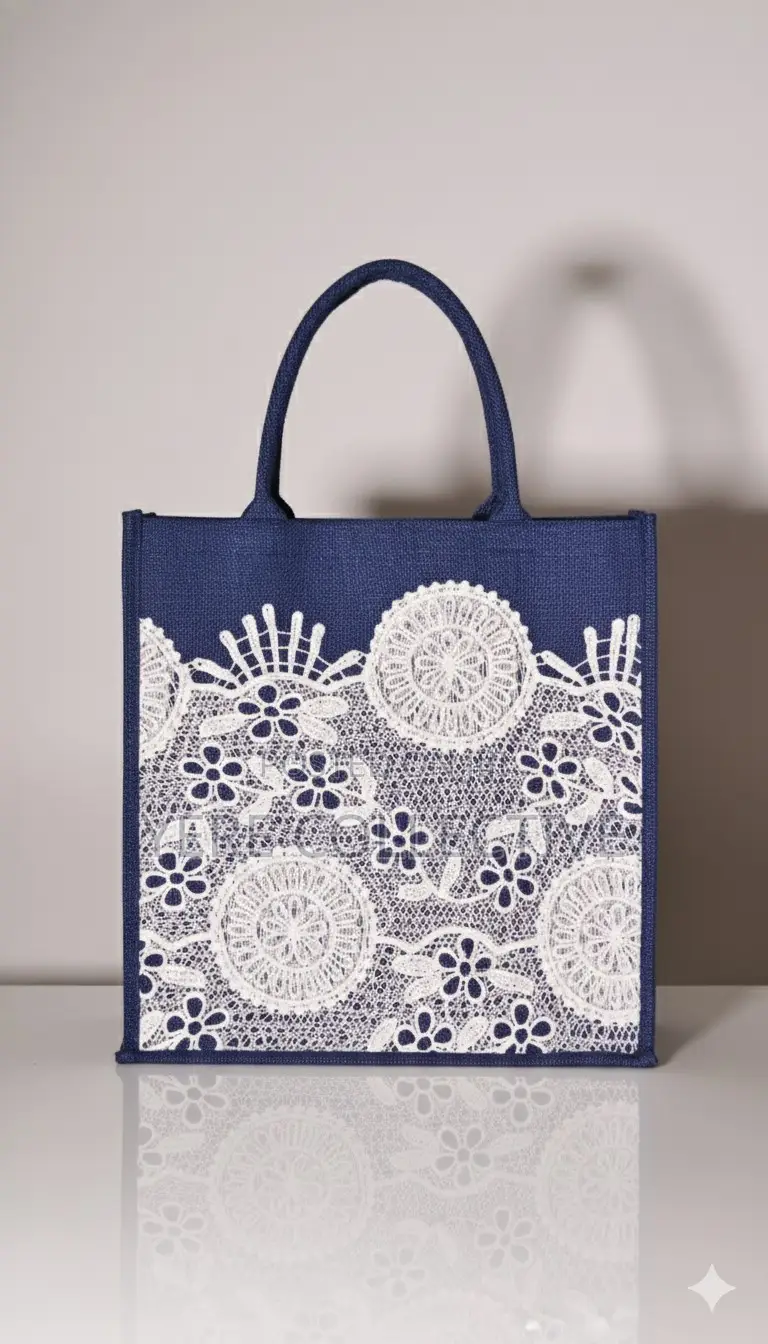Blue Pattern Tote Bag in Lekki - Bags, Yere Collective | Jiji.ng