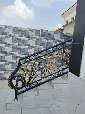 Curved Wrought Iron Handrails in Owerri - Building & Trade Services, De ...