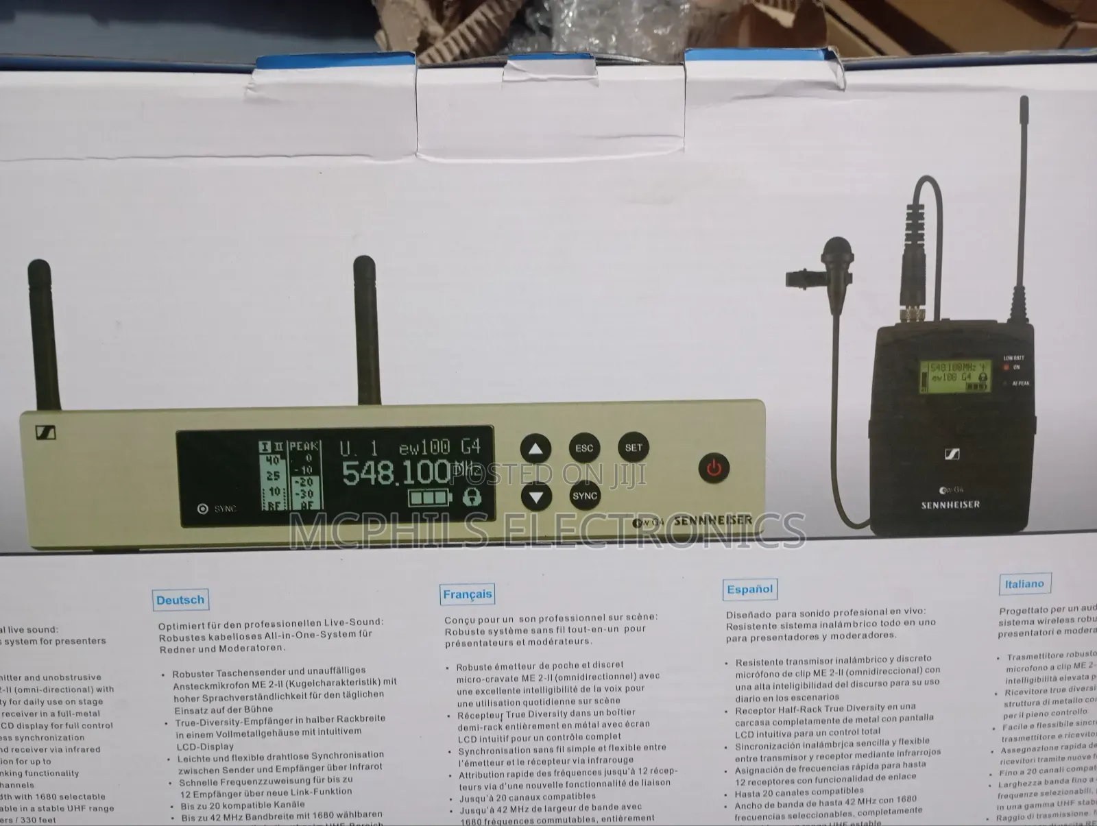 Sennheiser G4 Lapel Wireless Microphone in Ikeja - Audio & Music ...