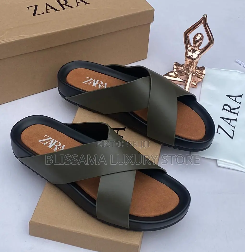 Zara Men’S Slippers | Quality & Comfort in Ikeja - Shoes, Bliss Luxury Store | Jiji.ng