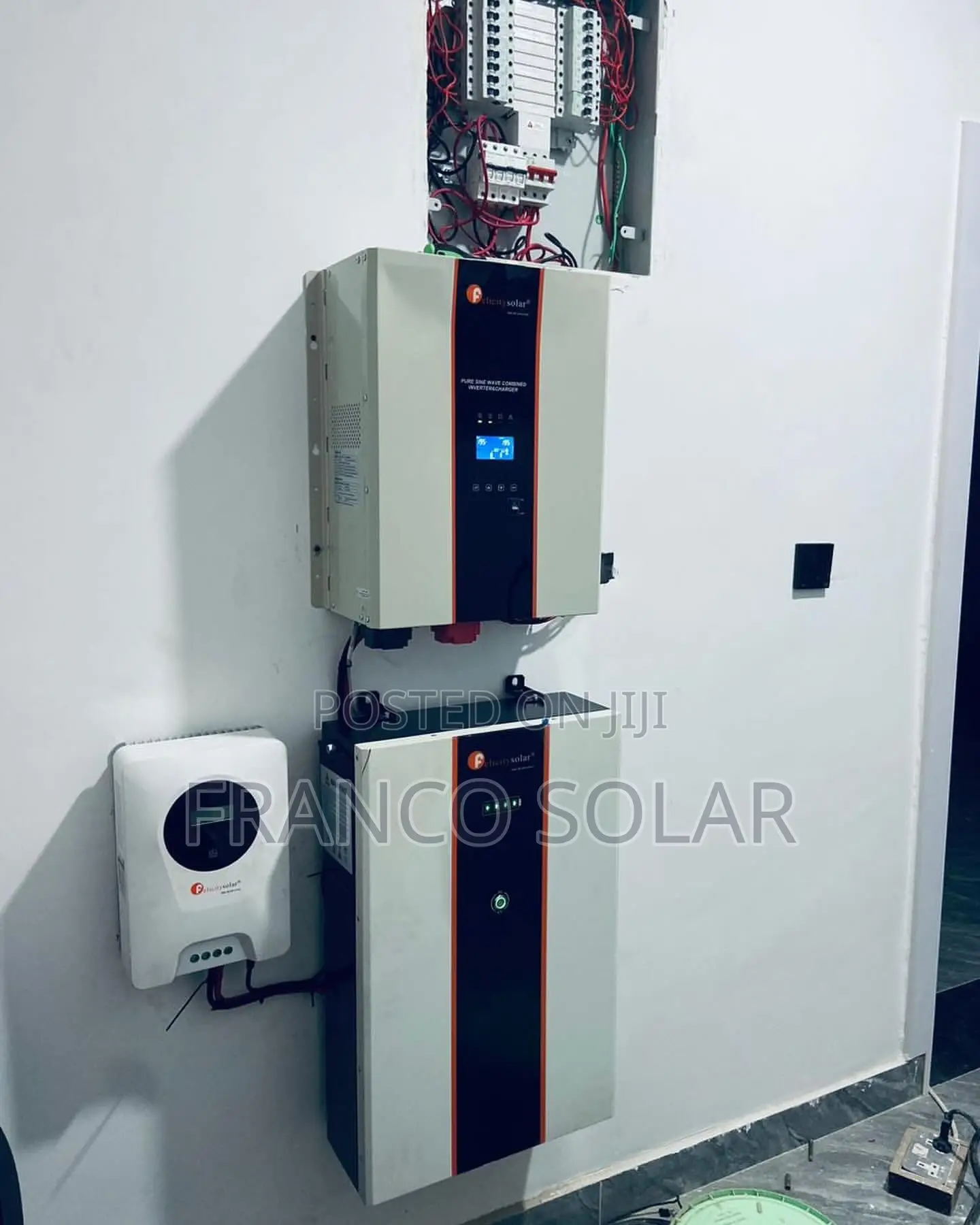 5kva Inverter / 60amp Controller / 10kwh 51.2v Battery Complete Setup ...
