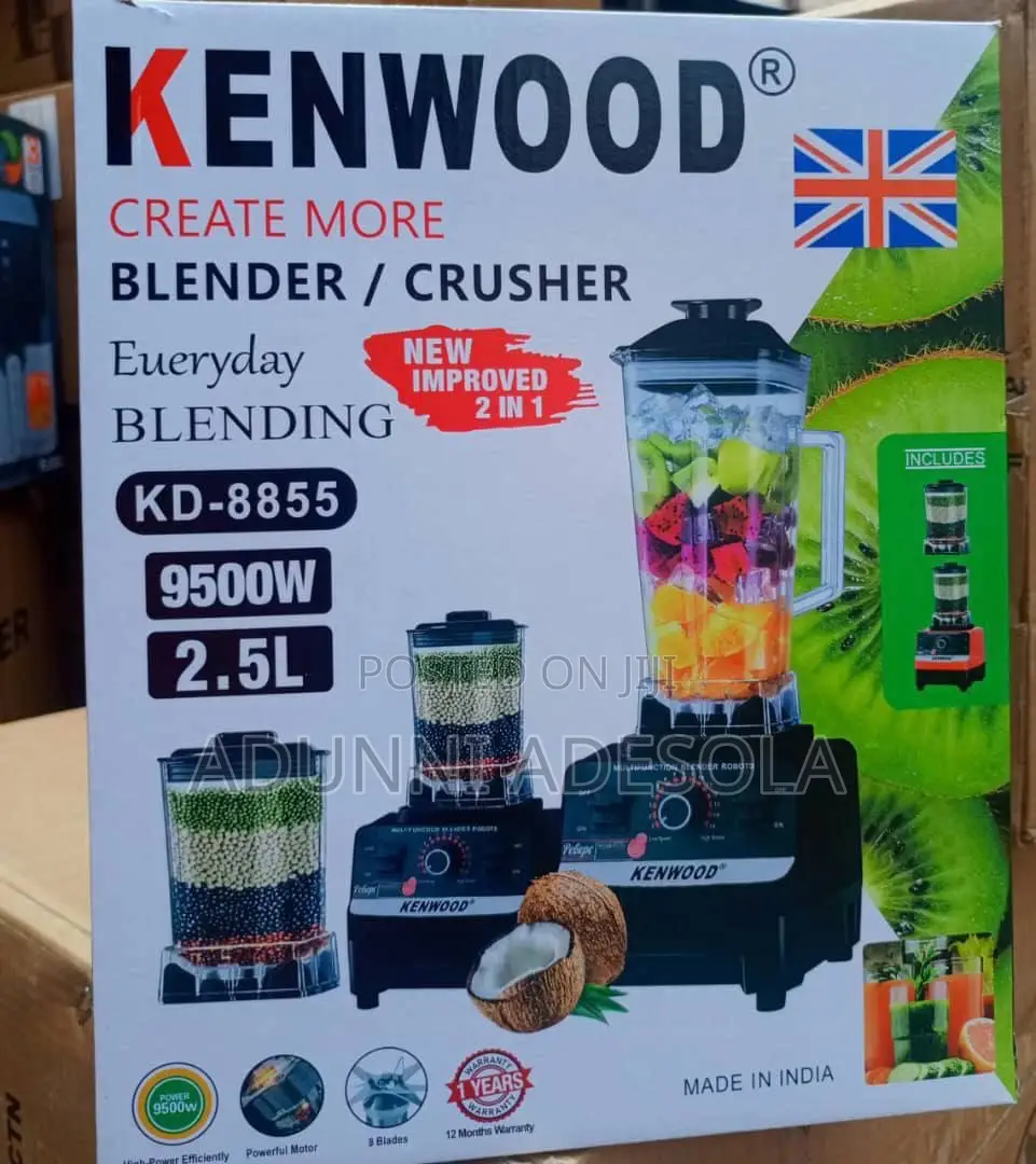 2.5l , 9500watts , 3 Pin,9525 Coil Kenwood Blender in Lagos Island (Eko ...