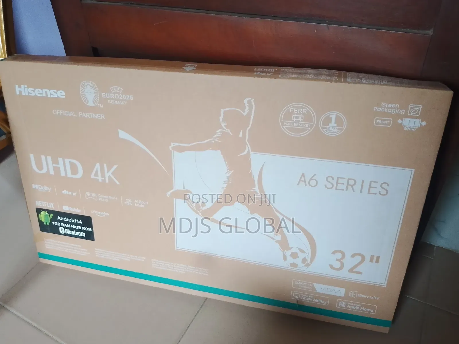 Hisense 32" Smart Tv Comes With Remote Wall Bracket (32a4k) in Abule ...
