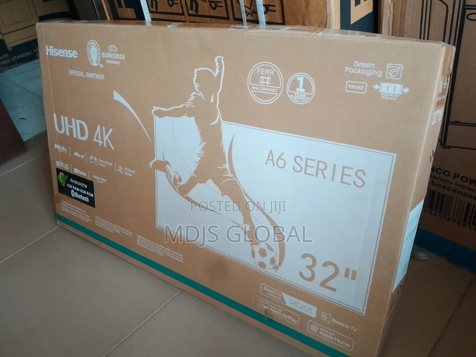 Hisense 32" Smart Tv Comes With Remote Wall Bracket (32a4k) in Abule ...