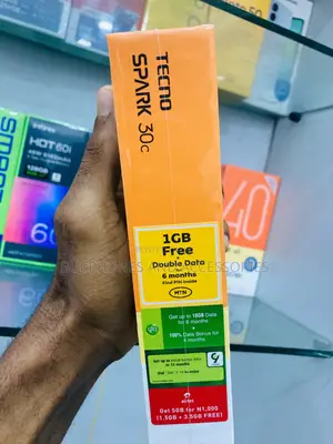 New Tecno Spark 30C 128 GB Black in Owerri - Mobile Phones, Buc Phones ...