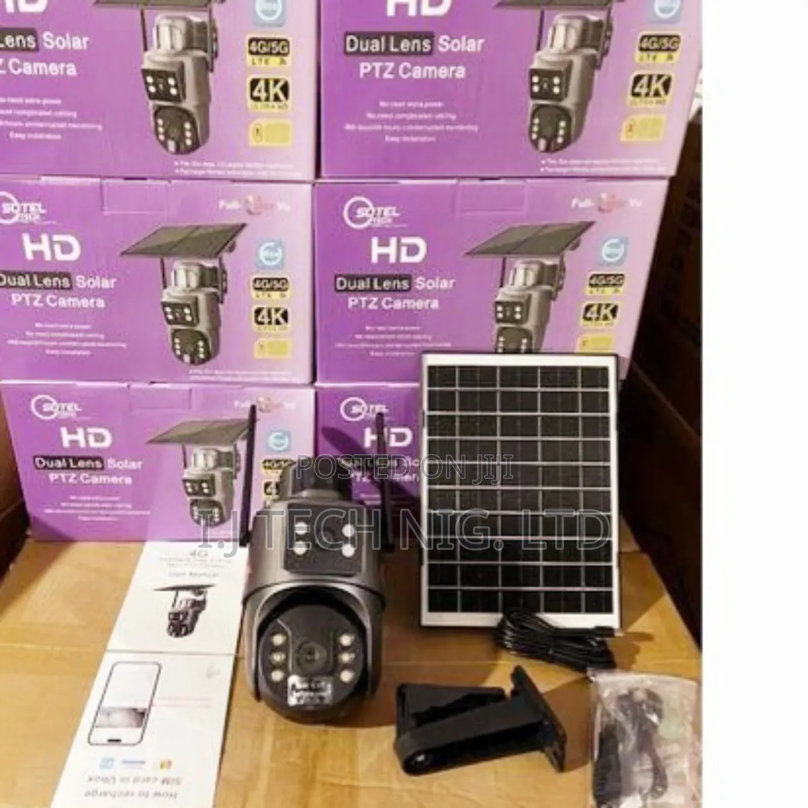 Ubox Dual Lens 4g Solar Camera for sale - I.J TECH NIG. LTD Price: ₦ ...