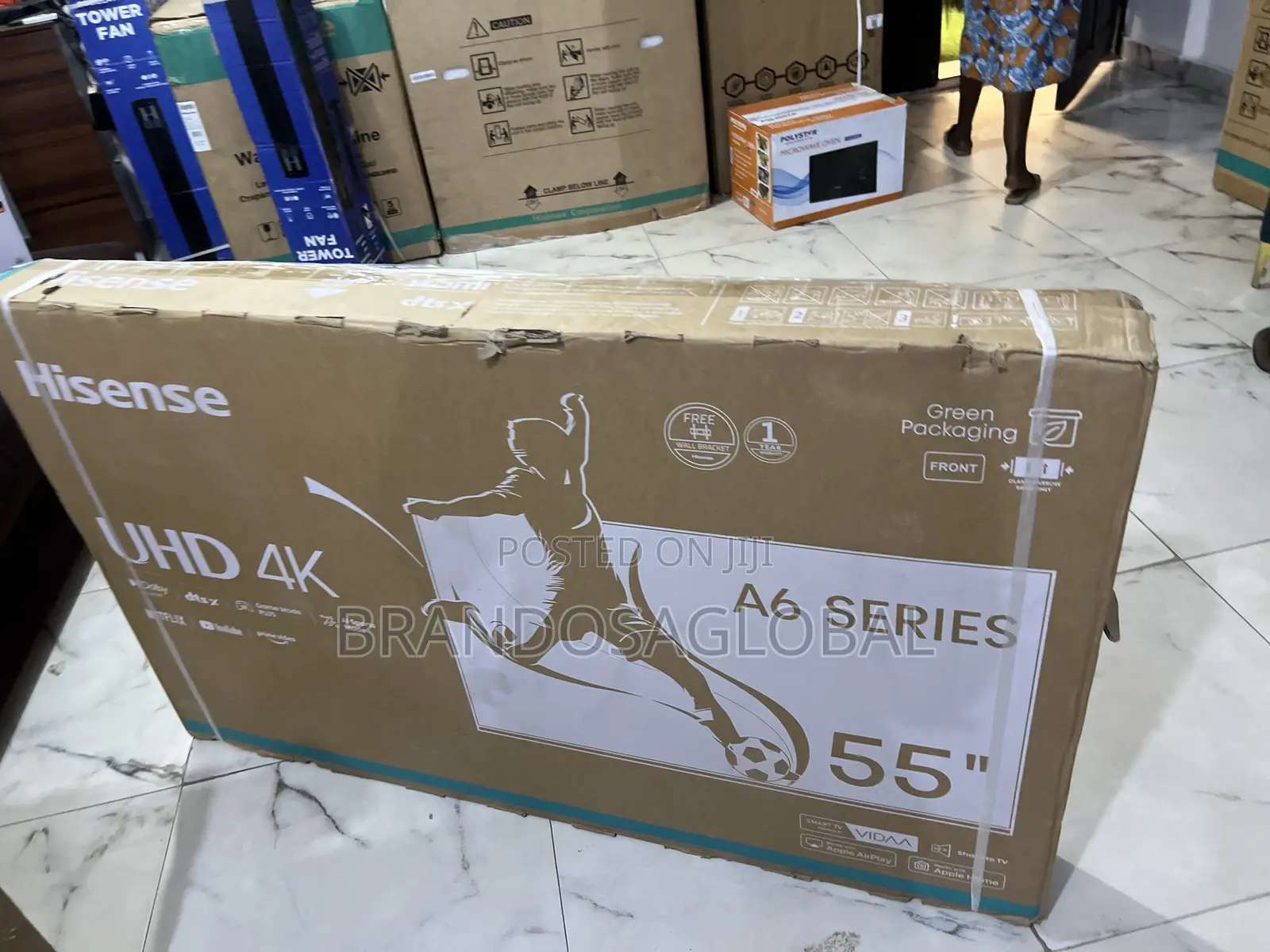 Hisense 55 Inch Uhd Smart Tv 55a6k – Game Mode Ready in Shomolu - TV ...