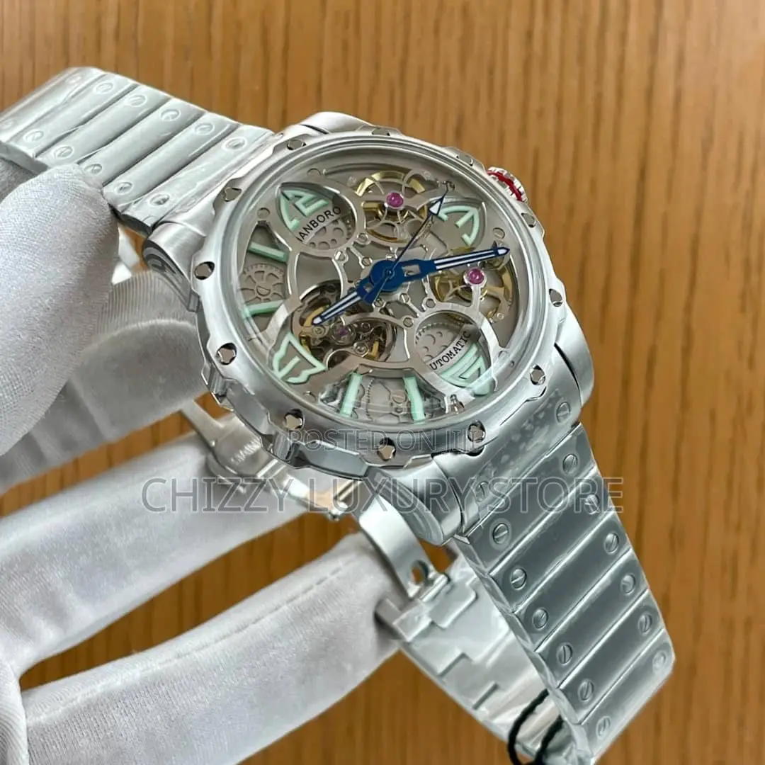 Hanboro Quality Luxury Men Chronograph Chain Strap Wristwatch in Lagos ...