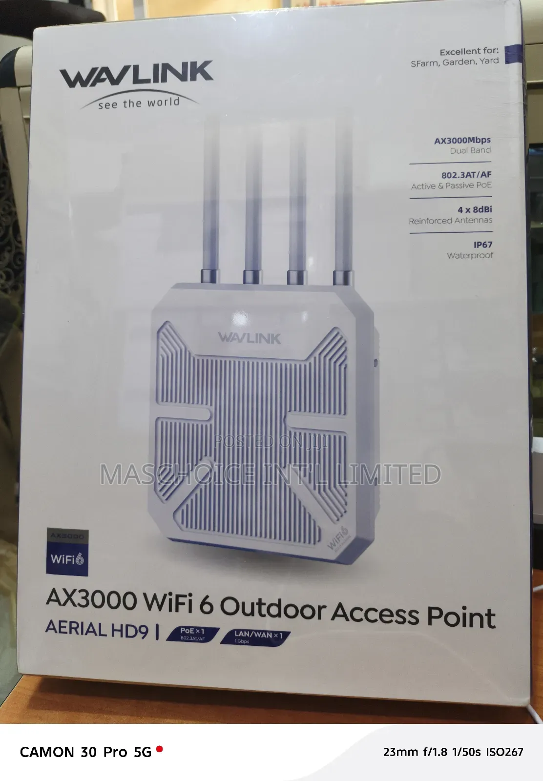 Wavelink Ax3000 Wifi 6 Outdoor Access Point Hd9 in Ikeja - Networking ...