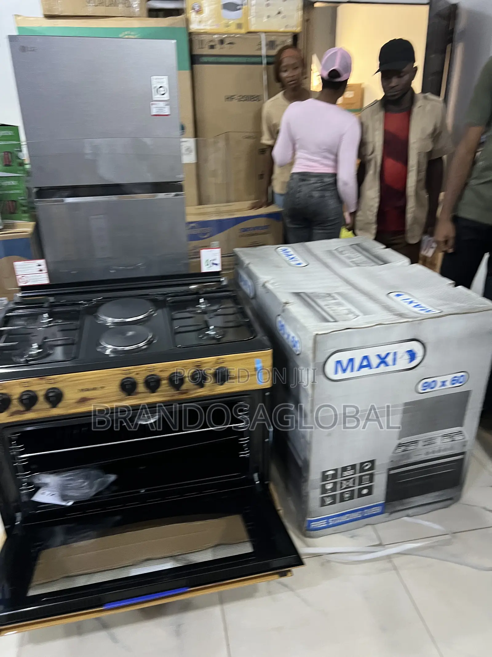 Maxi Wood Finished 4+2 Standing Mixed Gas Cooker F9e42g2 – Family Size ...