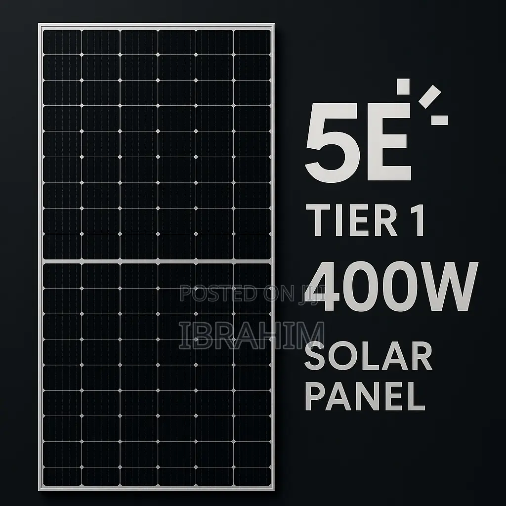 5e Solar — Premium 400w Tier-1 Solar Panel (High Efficiency | Long Pan ...