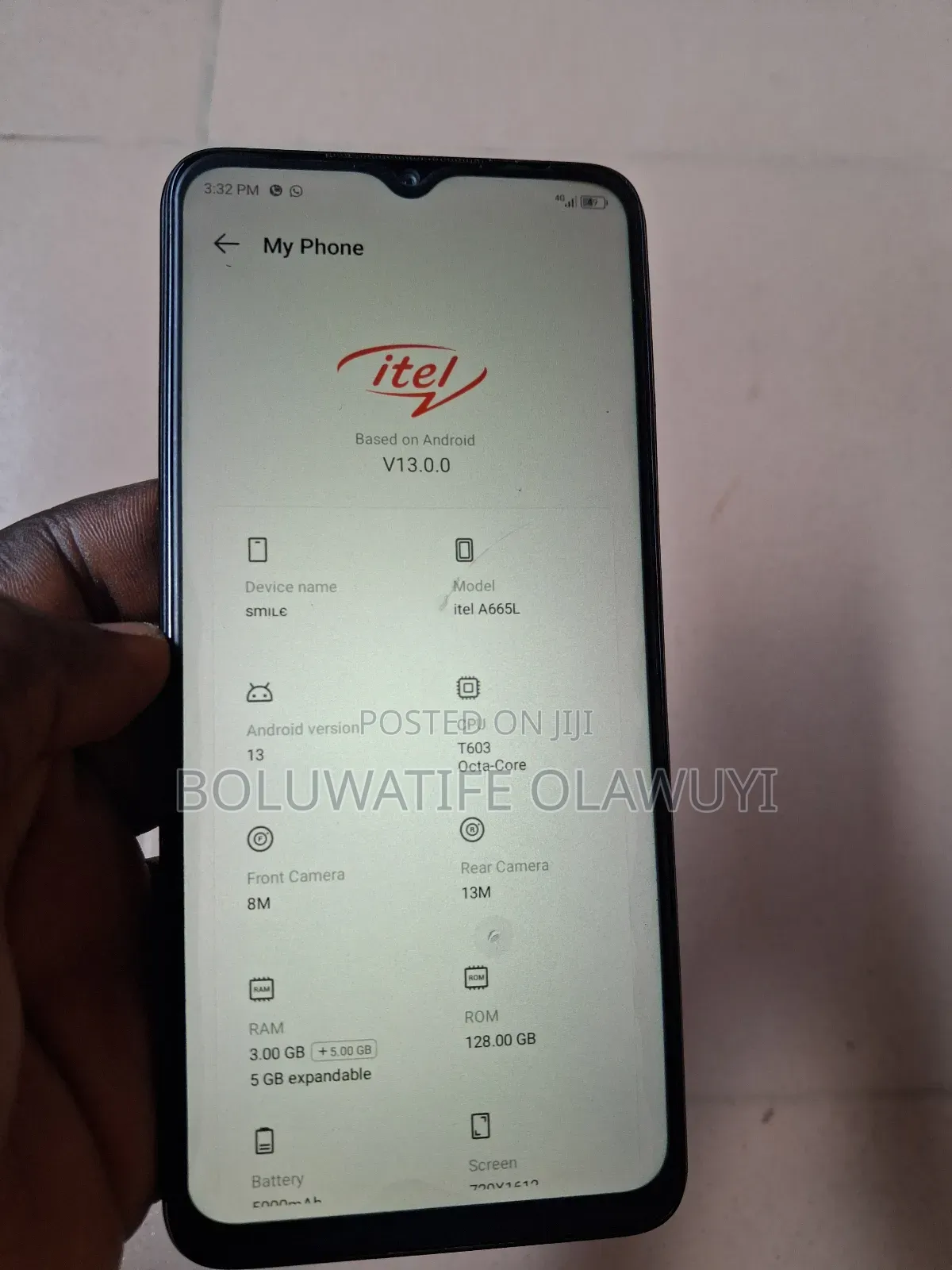 Itel A70 128 GB Black in Osogbo - Mobile Phones, Boluwatife Olawuyi ...
