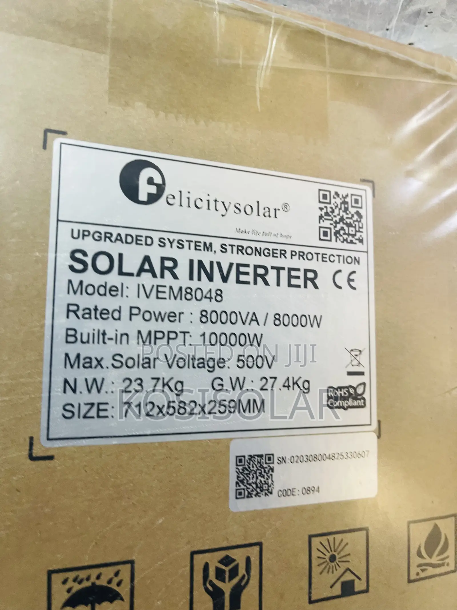 8kva 48v Felicity Hybrid Inverter in Magodo - Electrical Equipment ...