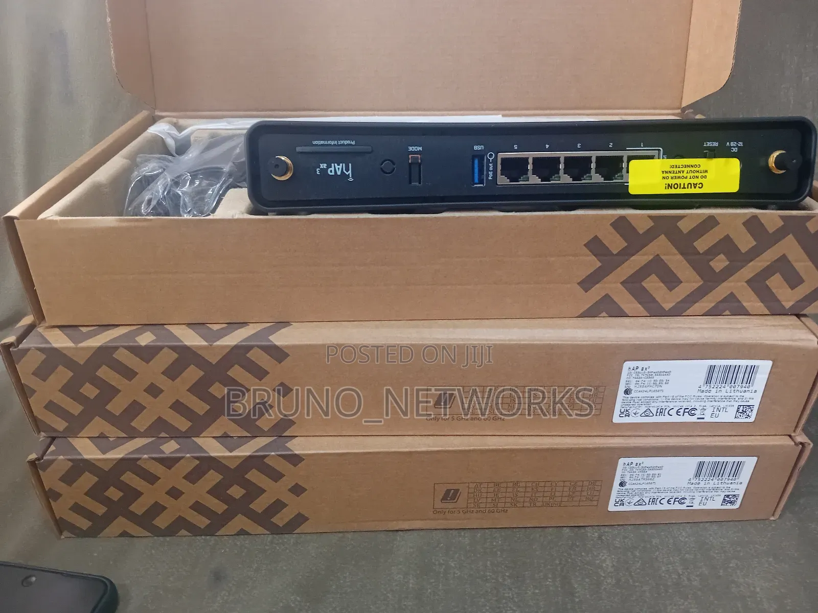 Mikrotik Hap Ax3 || Hap Series for sale - Bruno_Networks Price: ₦ ...