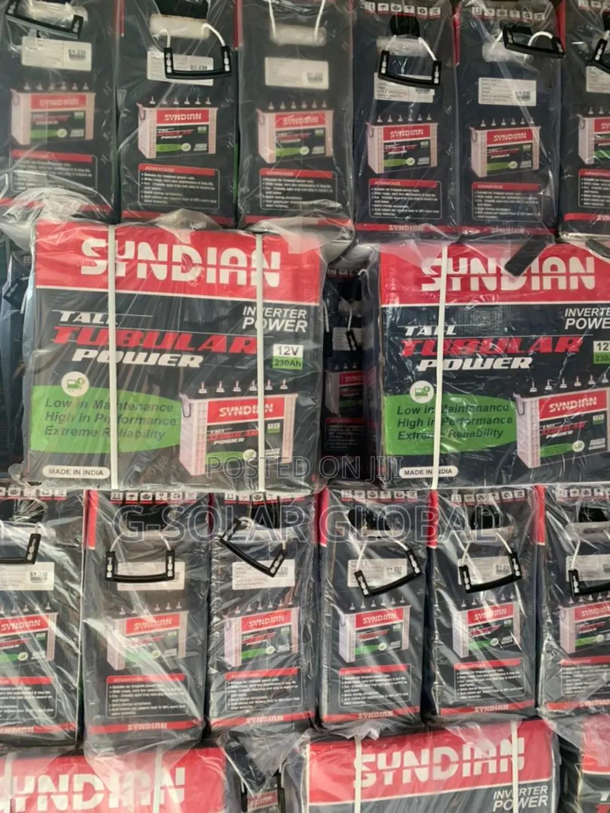 230a 12v Syndian Tubular Battery in Warri - Electrical Equipment, G ...