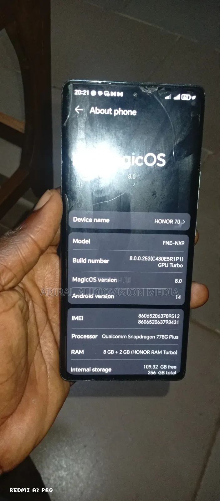 Honor 70 256 GB Green in Ijebu Ode - Mobile Phones, Hay Bee | Jiji.ng