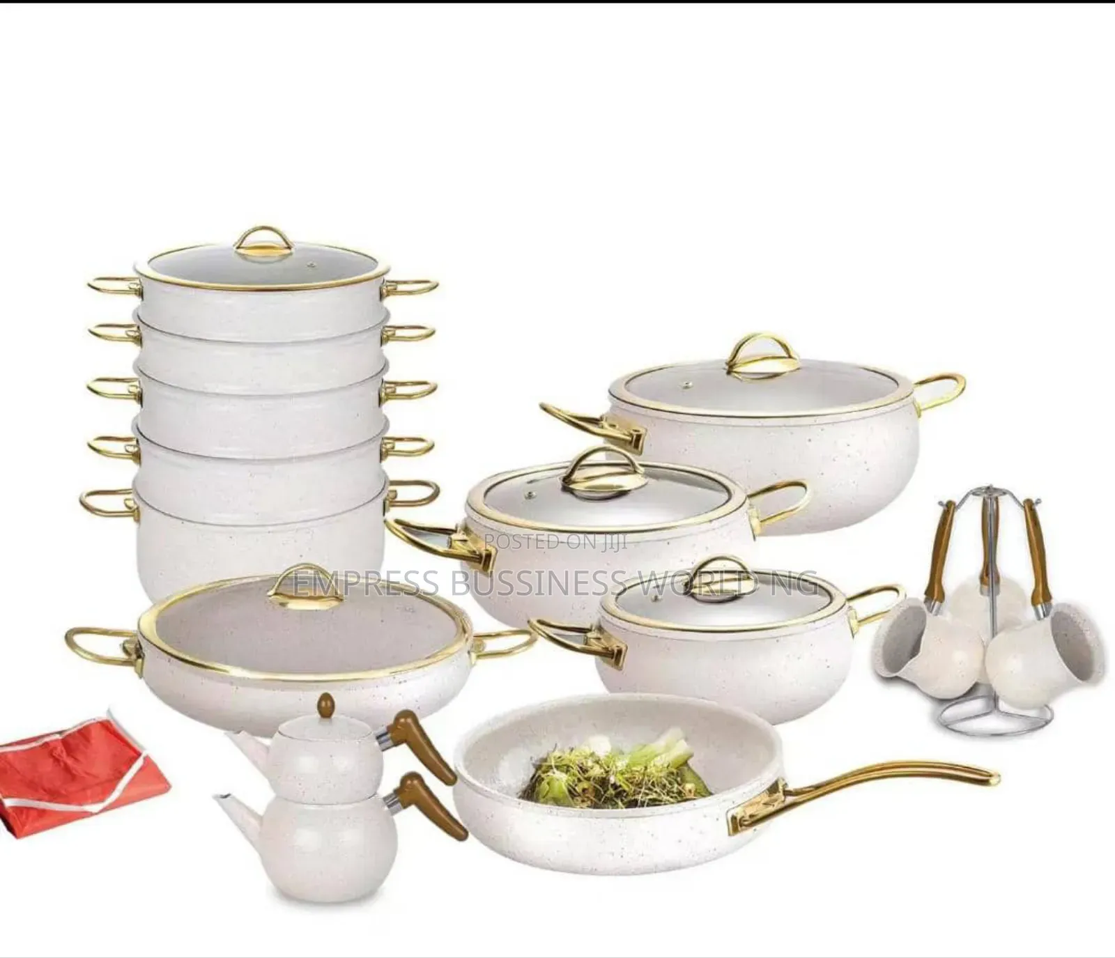 15 Pieces Fancy Marble Pots in Surulere - Kitchenware & Cookware ...