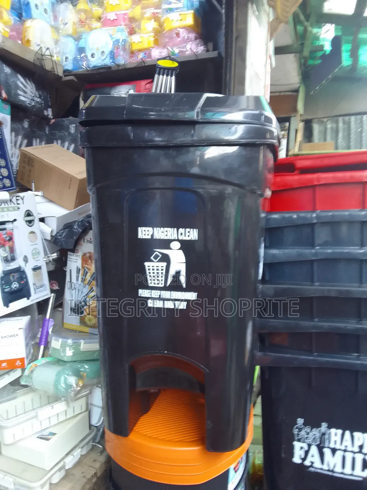 Plastic Waste Bin/Dustbin 120 Litre Black in Lagos Island (Eko ...