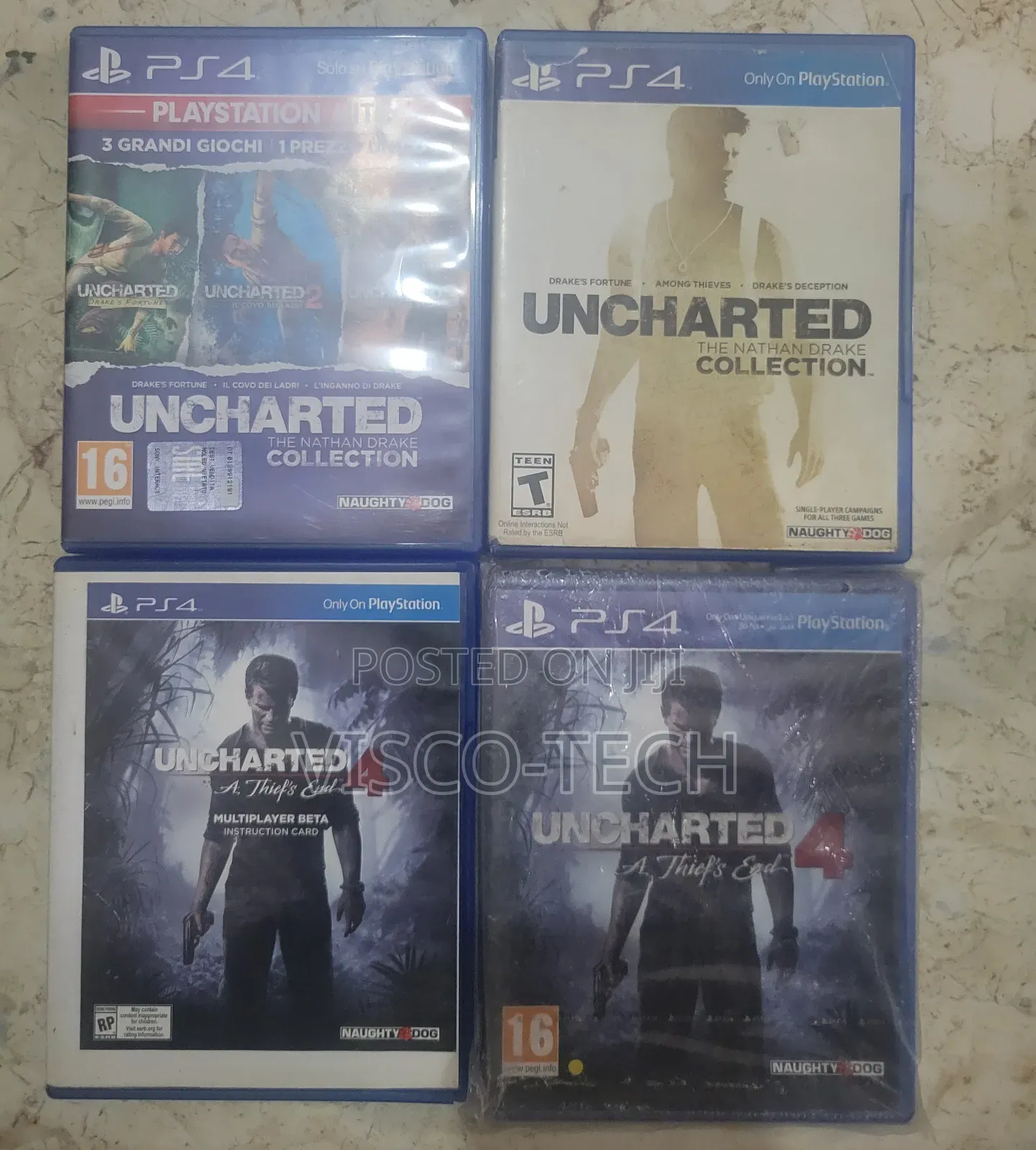 Uncharted 4 Ps4 in Ikeja - Video Games, Visco Tech | Jiji.ng