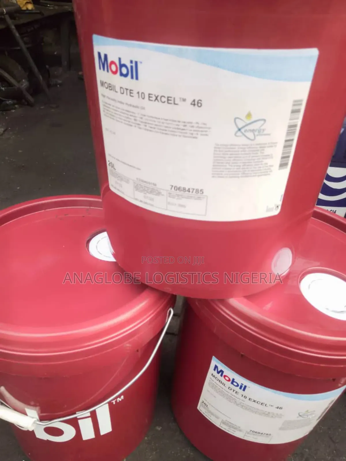 Mobil Dte 10 Excel 46 Hydraulic Oil (20l) for sale - Anaglobe Logistics ...