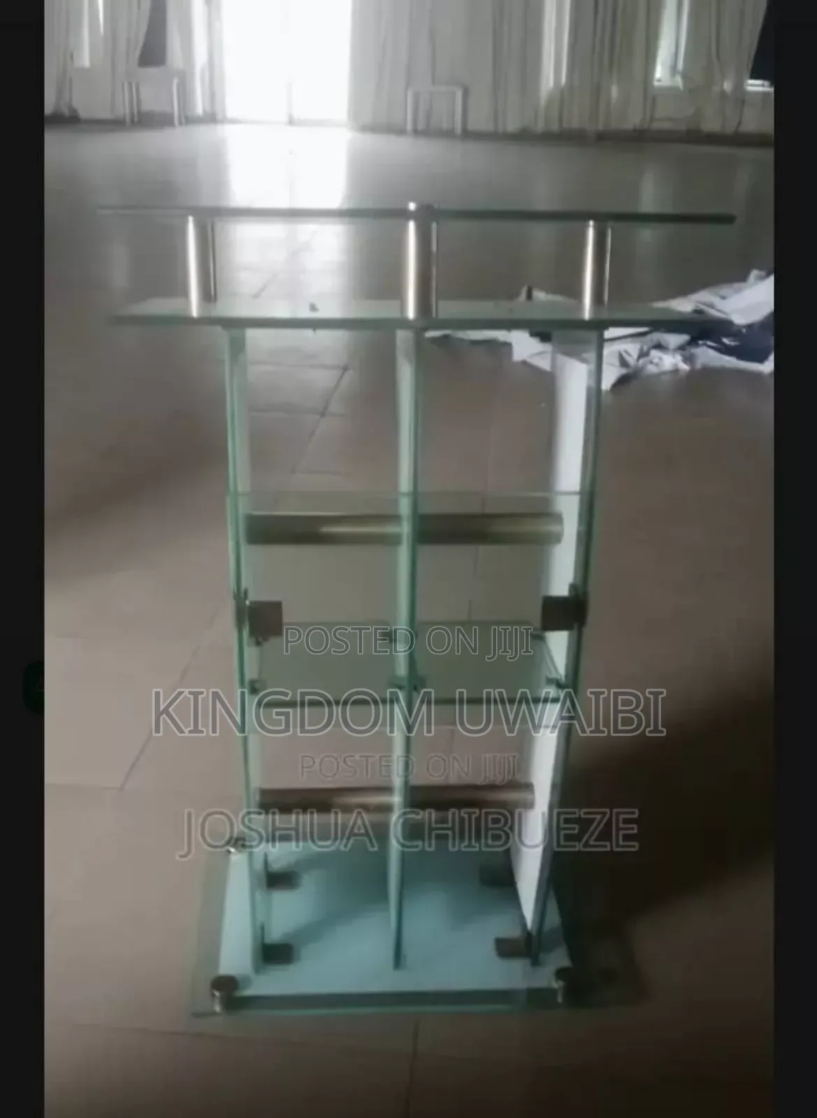 Modern Church Glass Pulpit in Ajah - Furniture, Kingdom Uwaibi | Jiji.ng