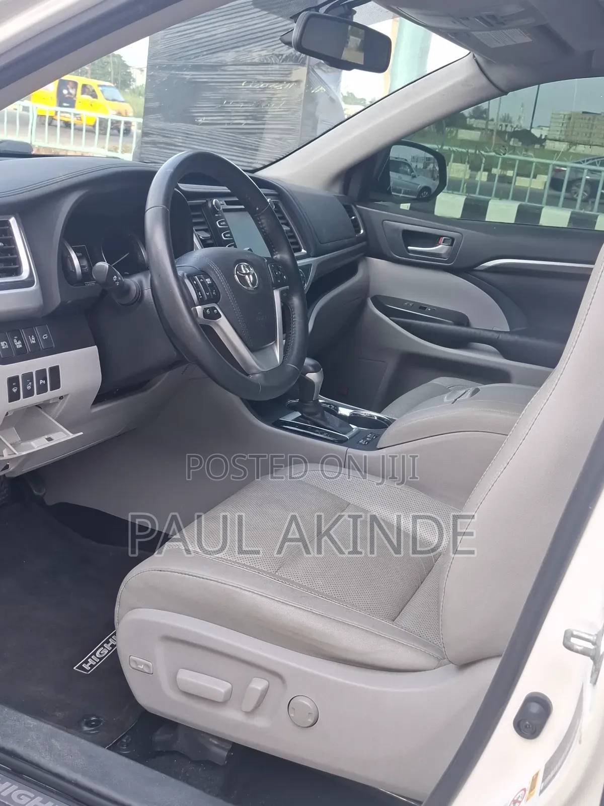 Toyota Highlander Limited V6 4x4 (3.5L 6cyl 6A) 2016 White in Ikeja ...