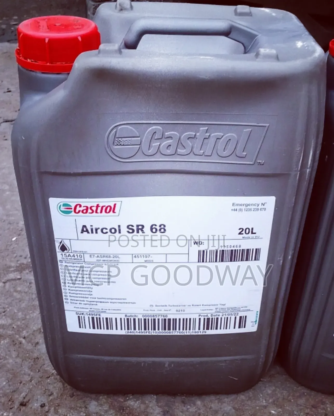 Aircol Sr 68 Compressor Oil in Port-Harcourt - Household Chemicals, Mcp ...