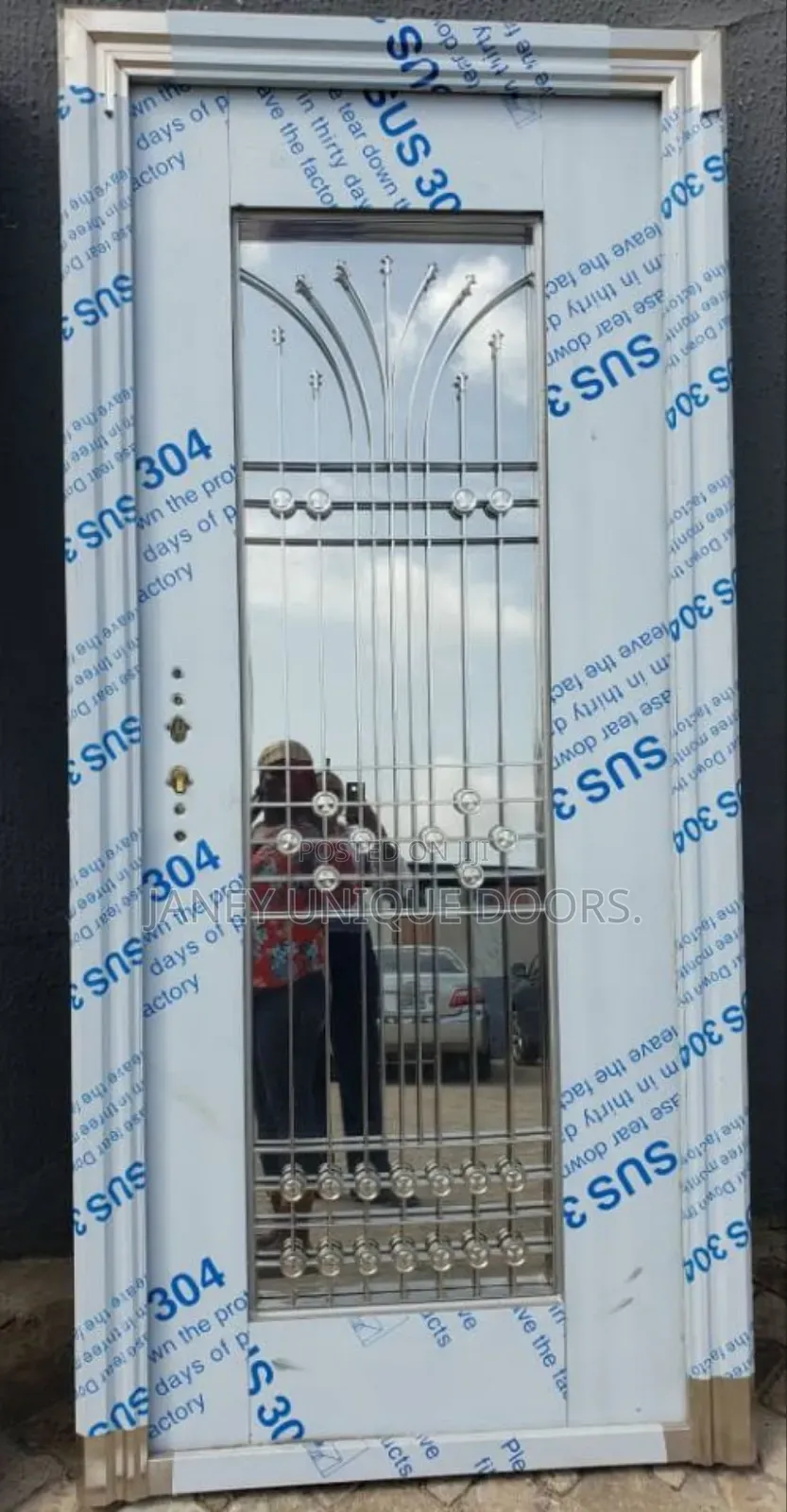 3ft Silver Color Glass Door in Orile - Building Materials & Supplies ...