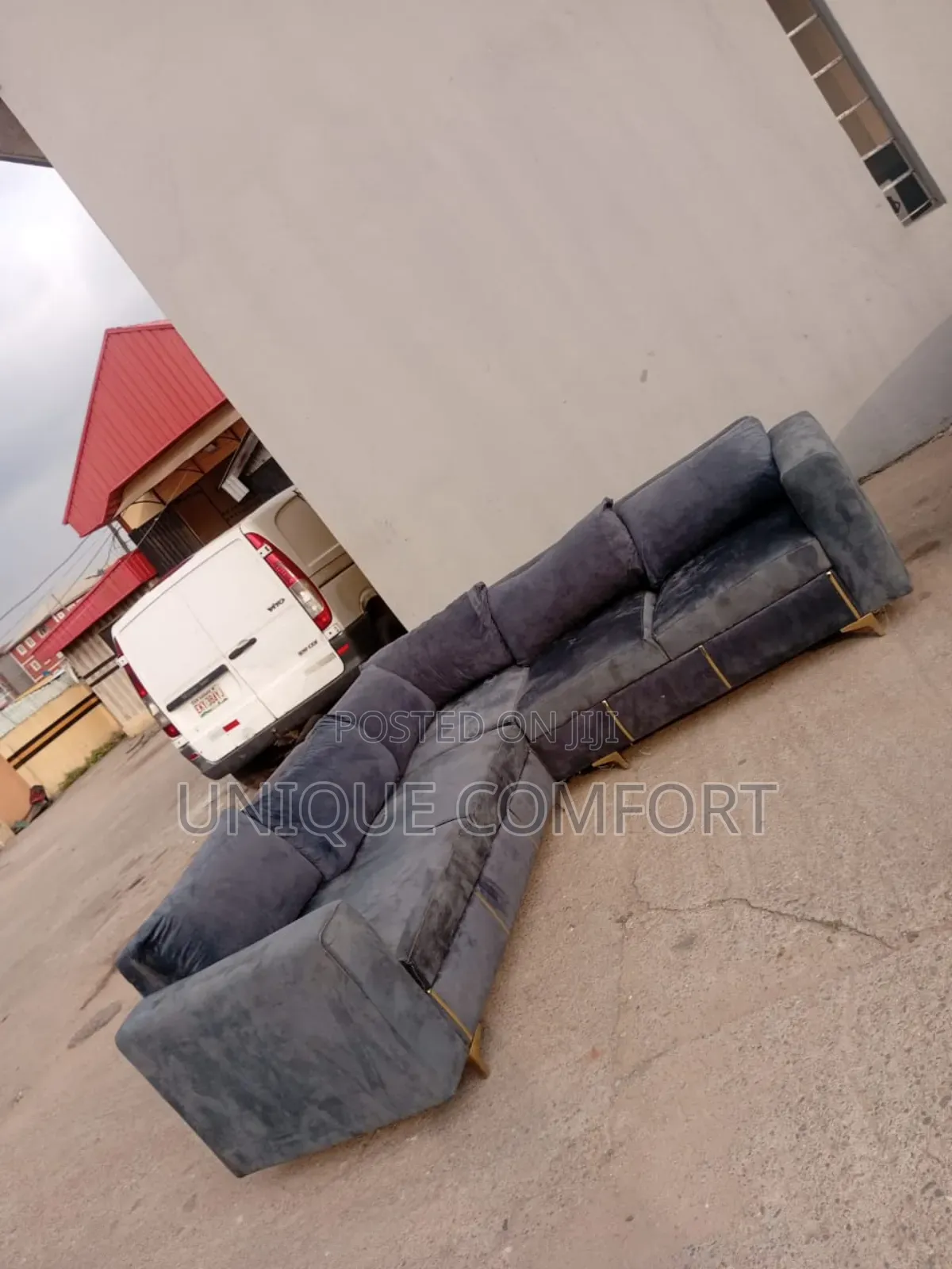 Brand New Very Sturdy L Shape Section Sofa With Throw Pillows in Abule ...