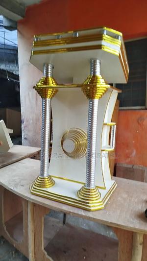 Church Pulpit With Silver And Gold Chrome in Ajah - Furniture, Deus ...