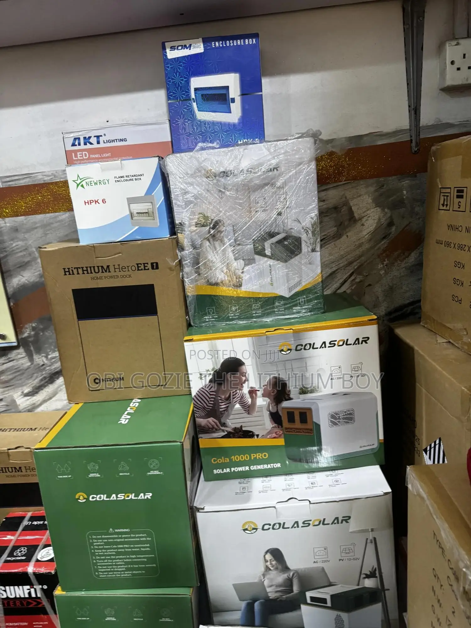 Cola 1000 Pro + Lithium Battery Solar Power Station Built With 1000kwh ...