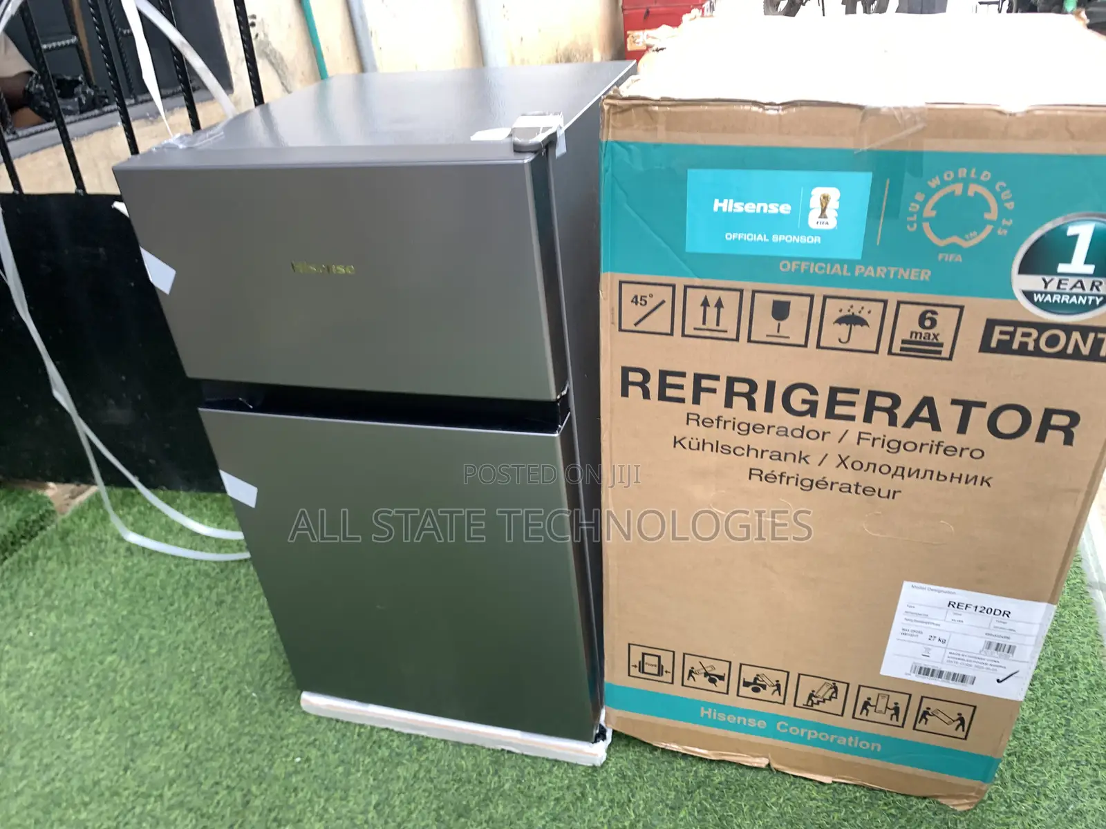 Hisense 87l Mini Double Door Fridge Ref120dr in Surulere - Kitchen ...