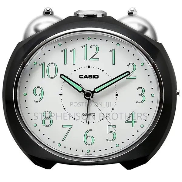 Casio Analog Table Clock With Bell Alarm, Snooze, Tq-369-1df in Ikoyi ...