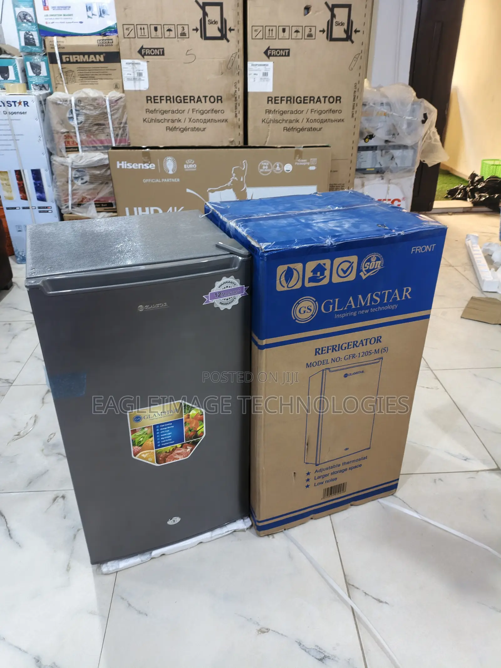 New Glamstar 90l Single Door Refrigerator – Chiller Tray Included in ...
