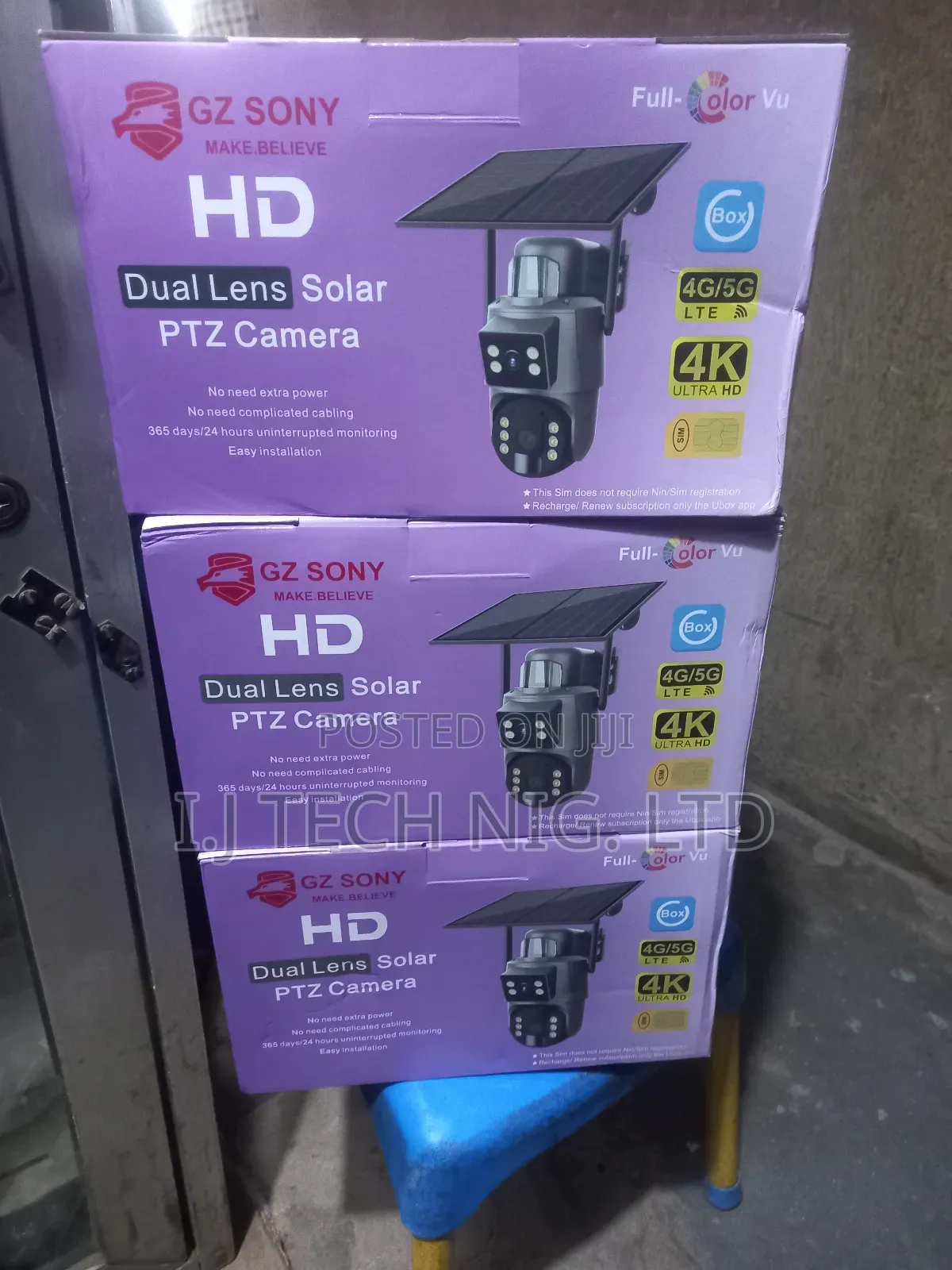 Ubox Solar 4g PTZ Camera in Ikeja - Security & Surveillance, I J Tech ...