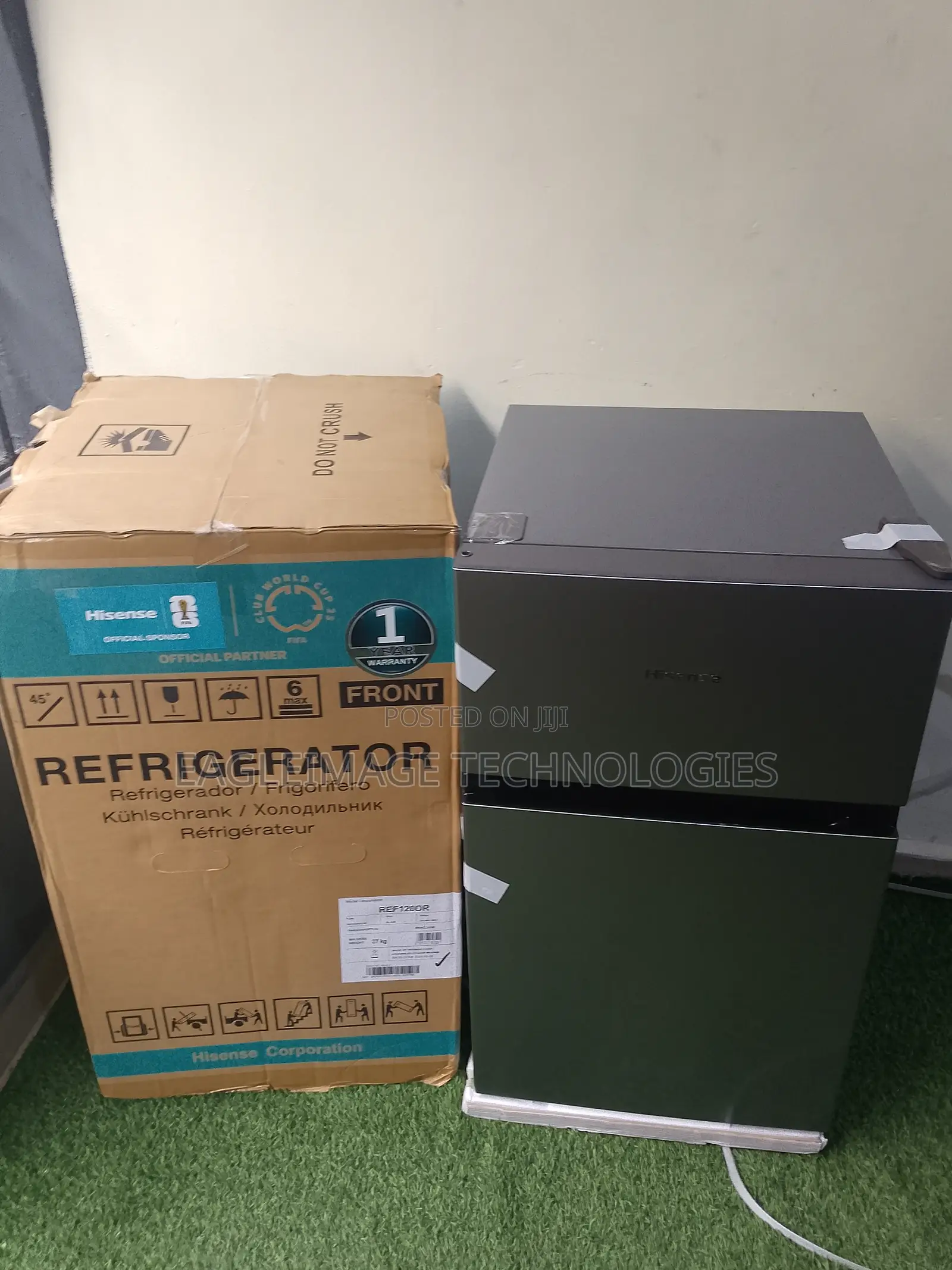 Hisense 120dr Double Door Fridge - Mechanical Temp Control, R600a Refr ...