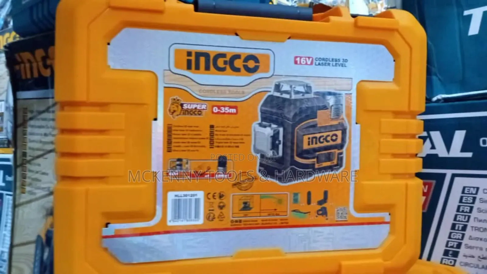 Ingco Hll301201 Cordless 3d Laser Level. This for sale - Mckenny Tools ...