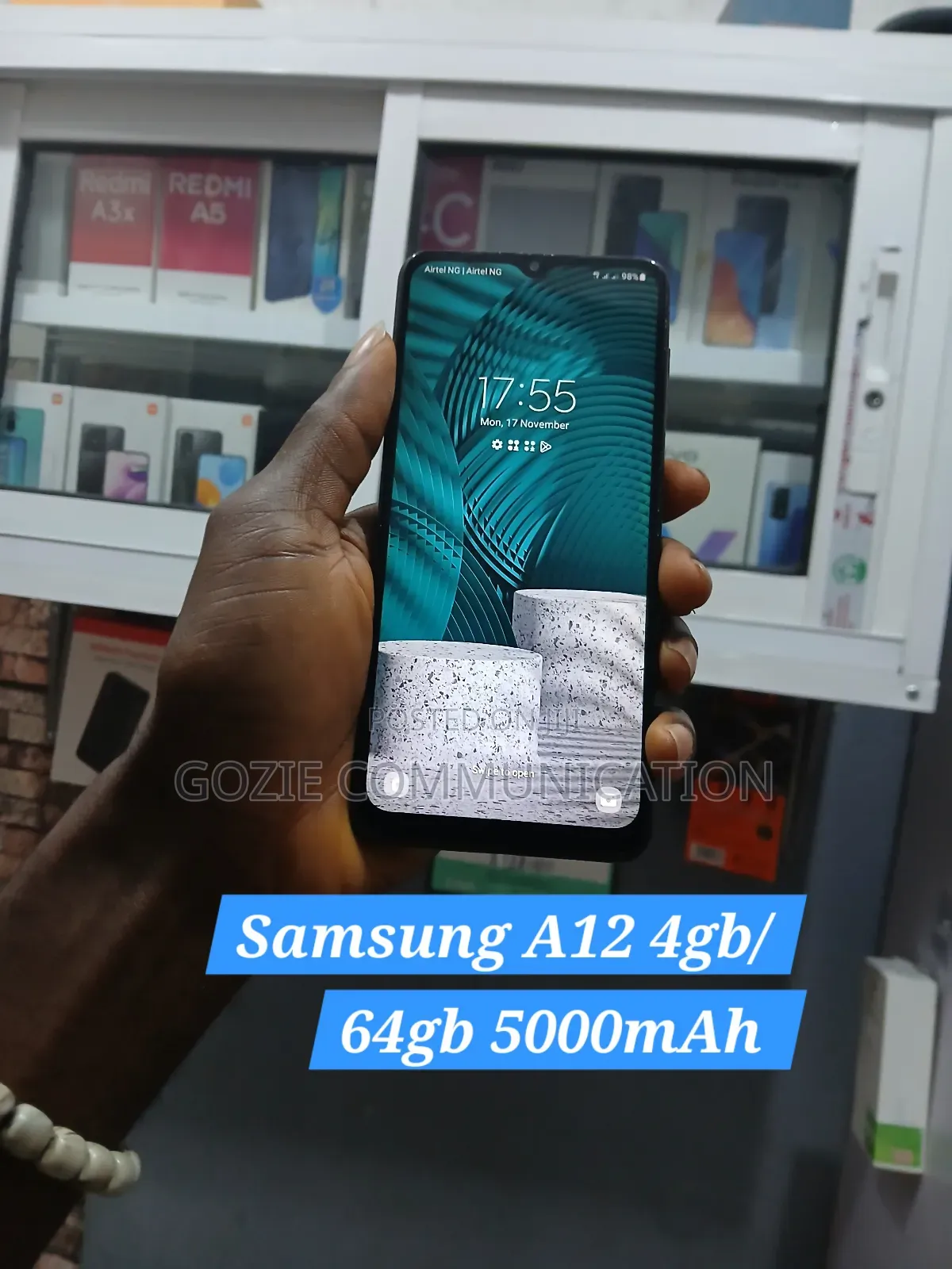Samsung Galaxy A12 64 GB Black in Port-Harcourt - Mobile Phones, Gozie ...