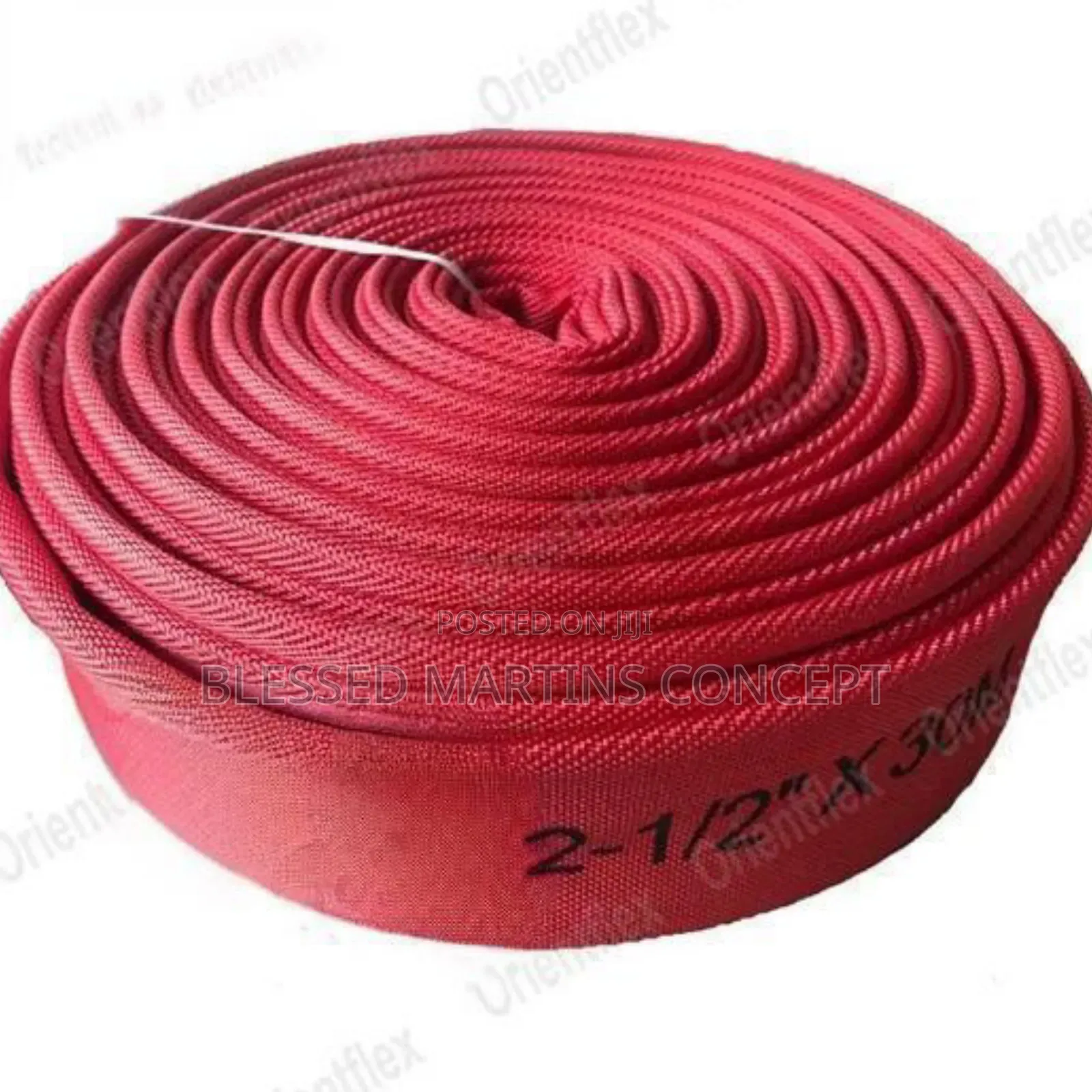 2.5"Red Fire Hose Is Used for Fire Safety and Water Suply Applications ...