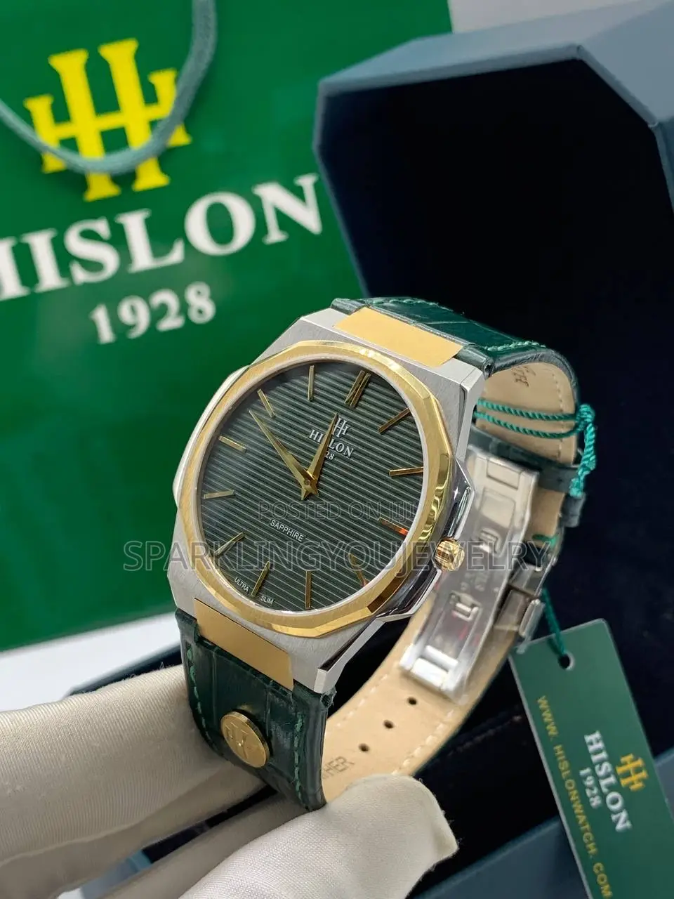 Hislon Leather Watch for Men in Benin City - Watches, Wealth Jibril ...