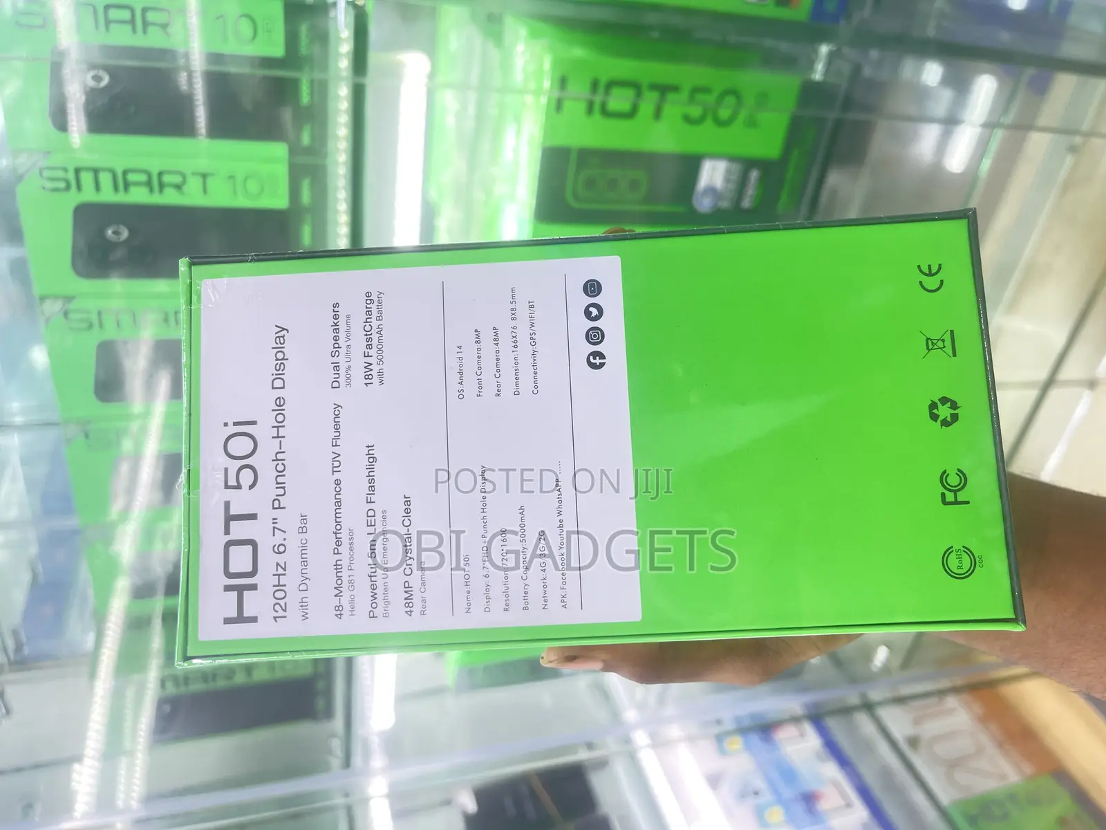 Infinix Hot 50i 256 GB Blue in Ikeja - Mobile Phones, Whizz Gadget ...