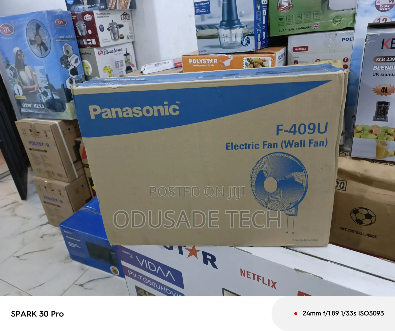 Panasonic F-409u Wall Fan in Neat Shape for sale - ODUSADE TECH Price ...