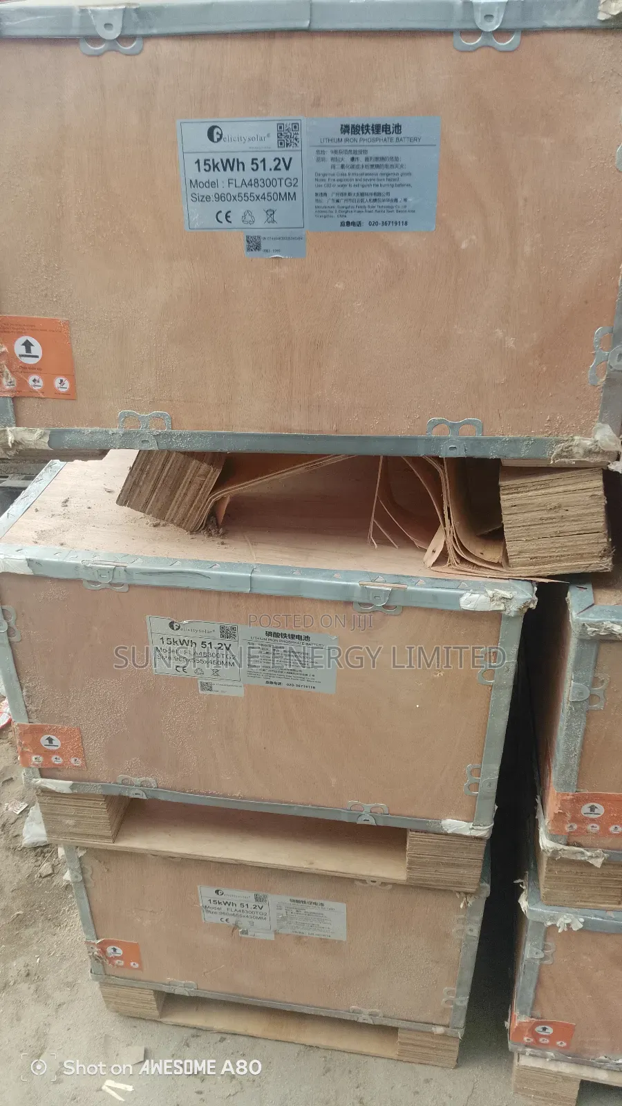 Felicity Fla 15kwh 48v 300ah Lifepo4 Lithium Ion Battery in Abule Egba ...