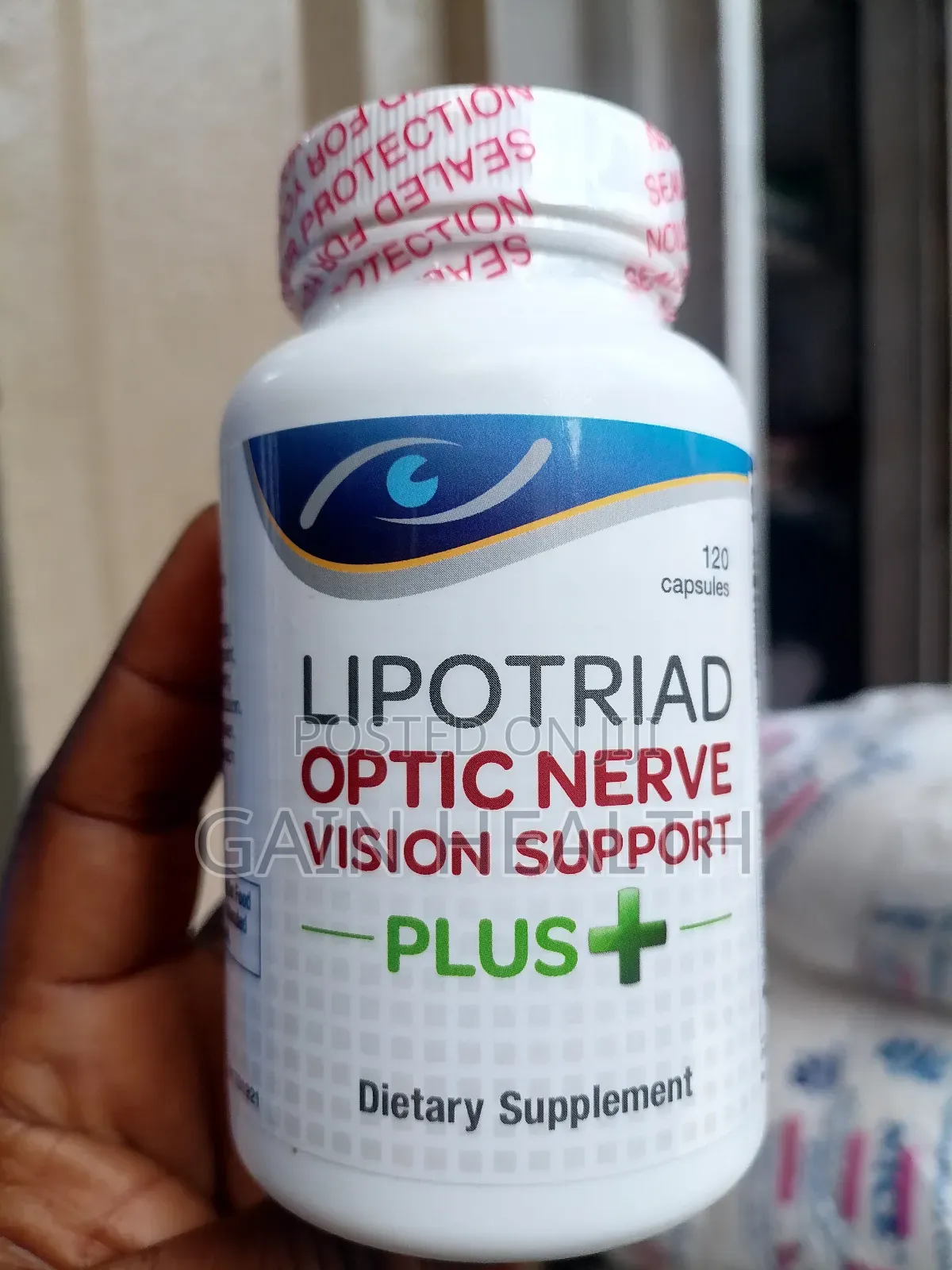Lipotriad Optic Nerve Vision Support 120 Capsule in Lagos Island (Eko ...