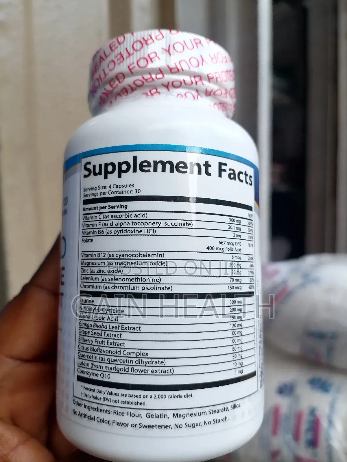 Lipotriad Optic Nerve Vision Support 120 Capsule in Lagos Island (Eko ...