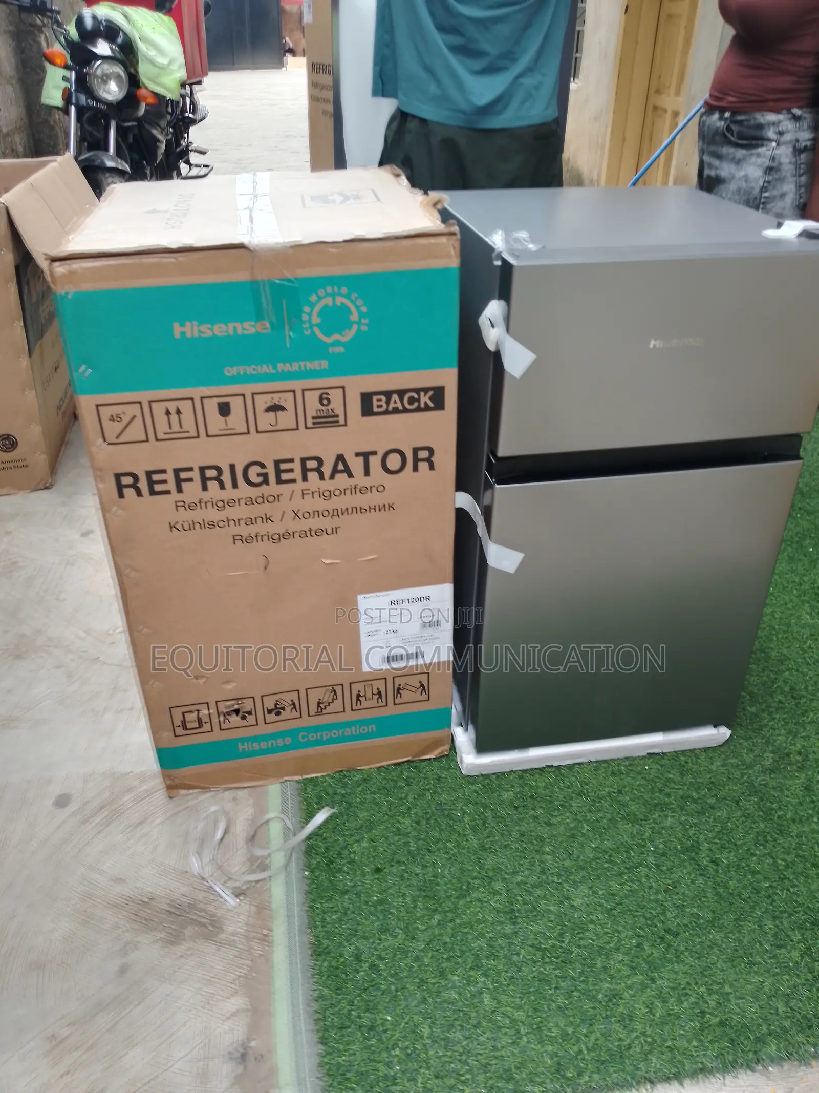 Hisense Ref120dr Sleek Compact Double Door Refrigerator for sale ...