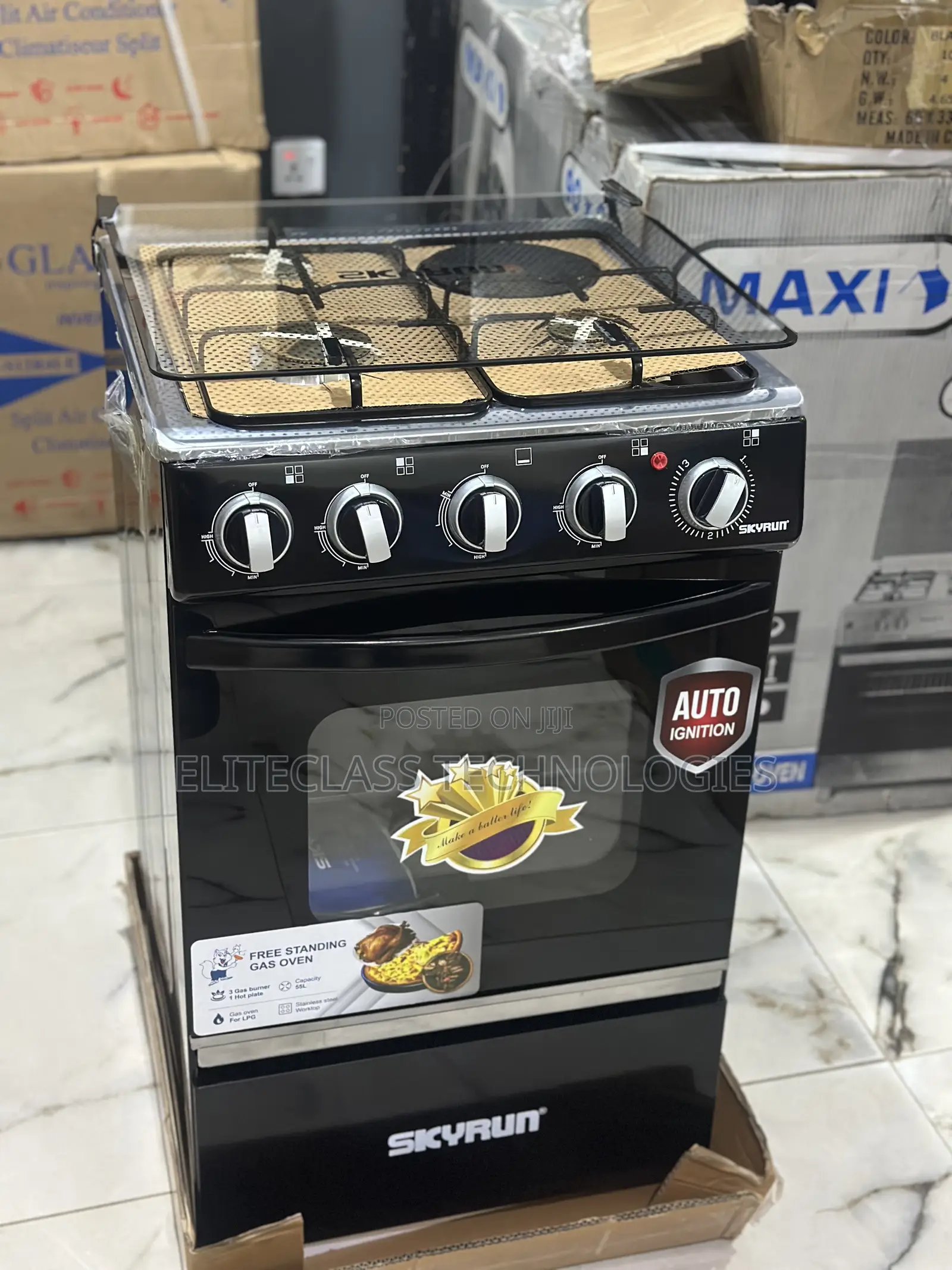 Skyrun GCS-3g1e/X 3+1 Gas Cooker Model Overview in Ikoyi - Kitchen ...