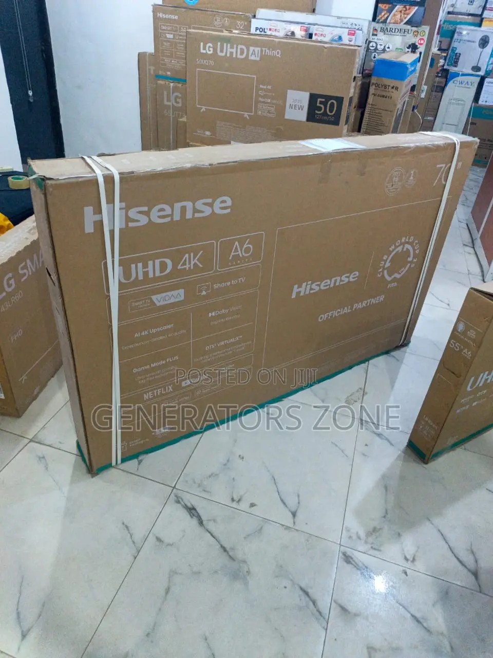 Hisense 70a6k Uhd 70′′ A6 Smart Screen in Surulere - TV & DVD Equipment ...